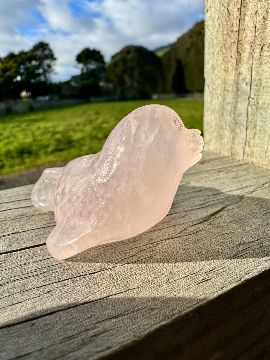 Rose Quartz Seal – Earth Elements NZ