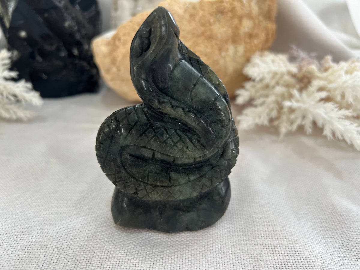 Labradorite Snake Carving – Earth Elements NZ