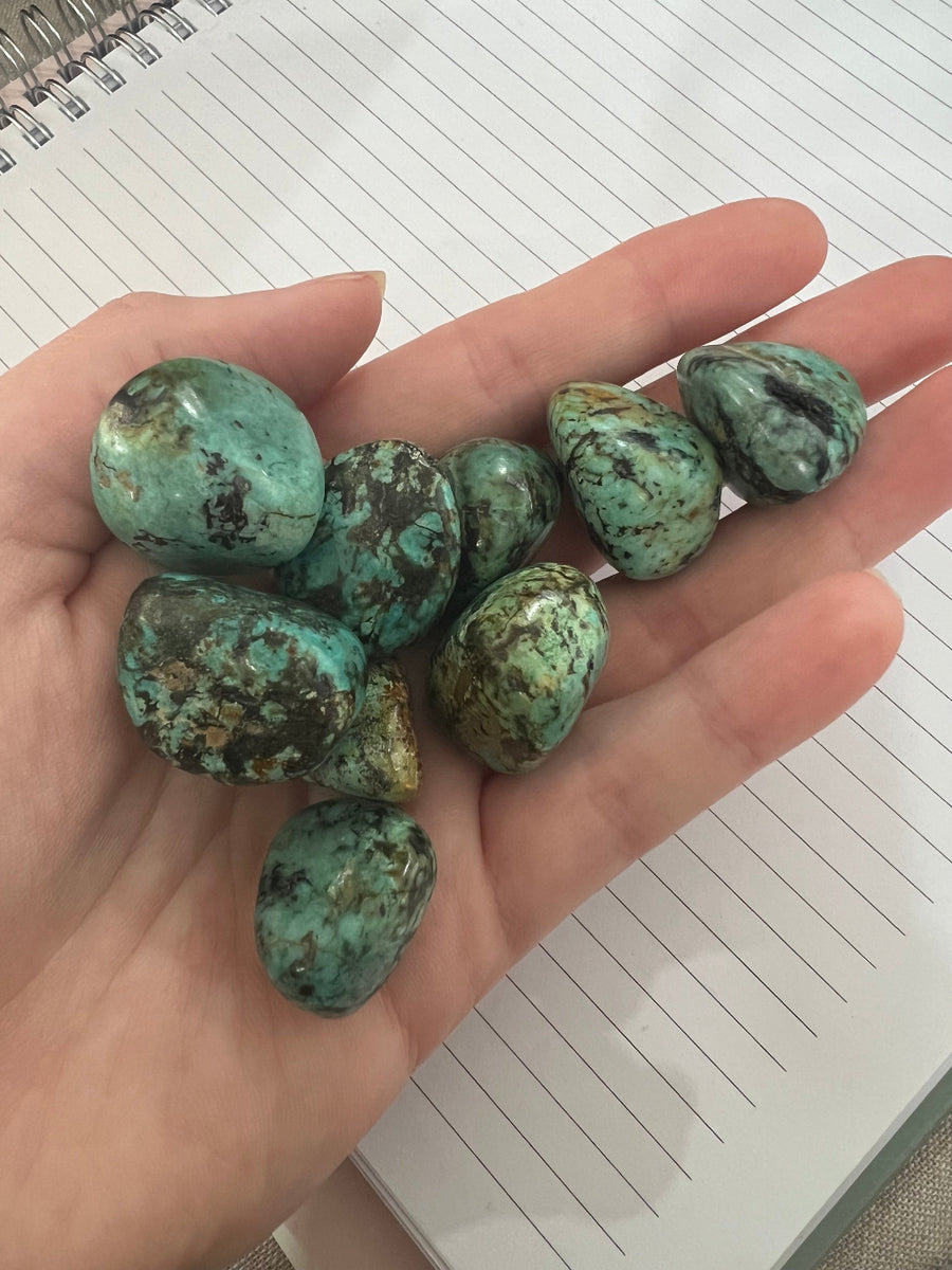 African Turquoise Tumble – Earth Elements NZ