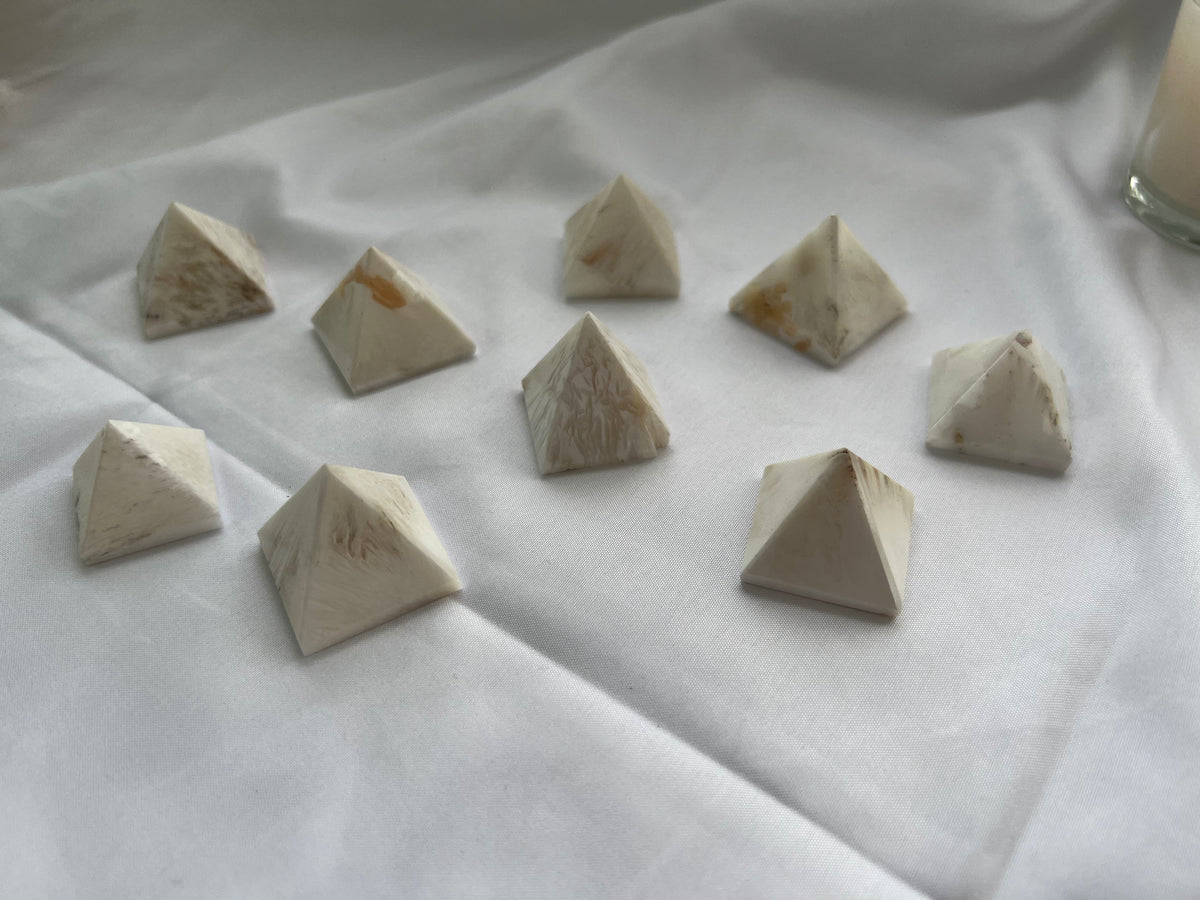 Scolecite Pyramids – Earth Elements NZ