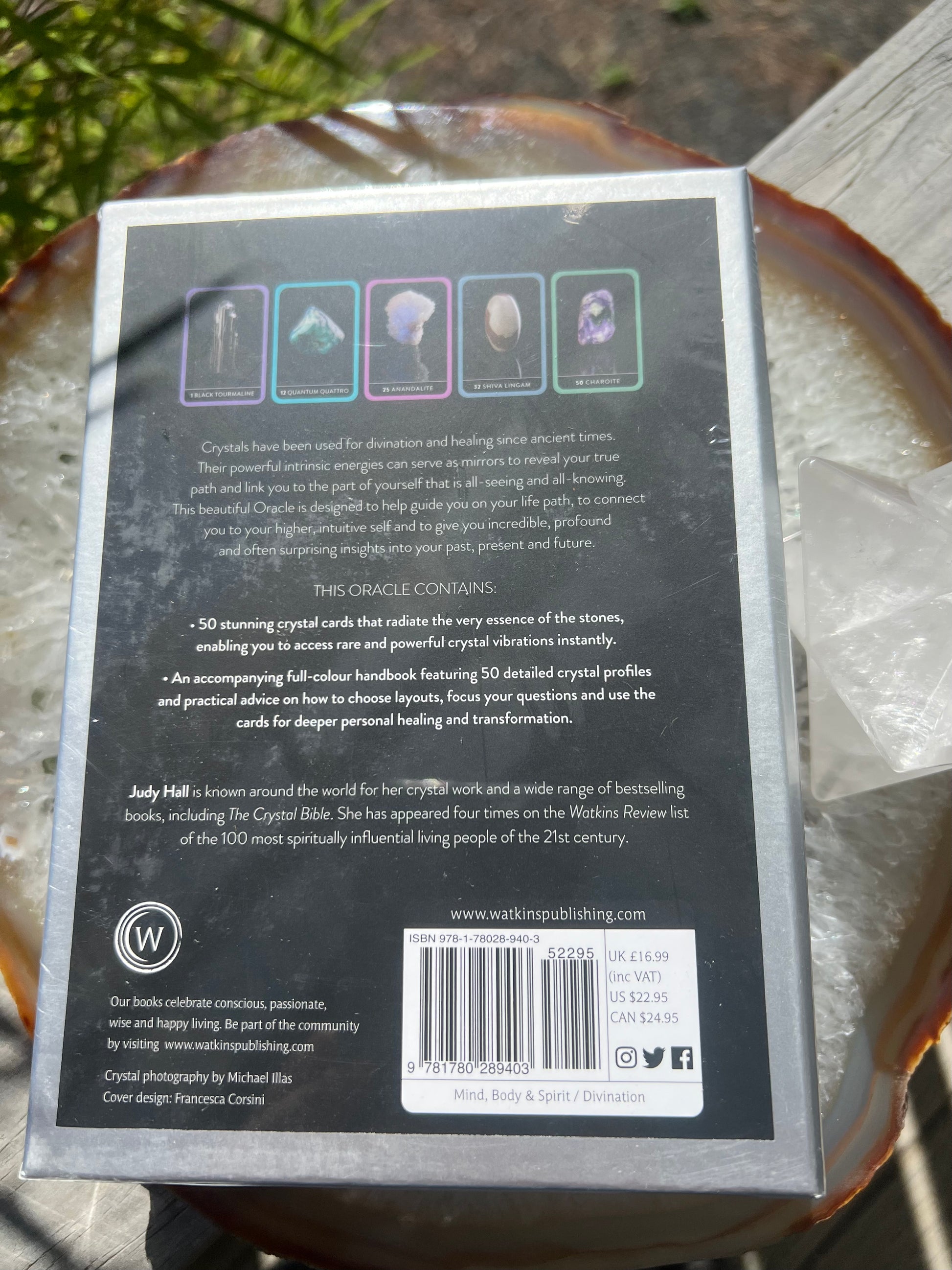 Crystal Wisdom Healing Oracle Cards | Boxed Set | Judy Hall – Earth ...