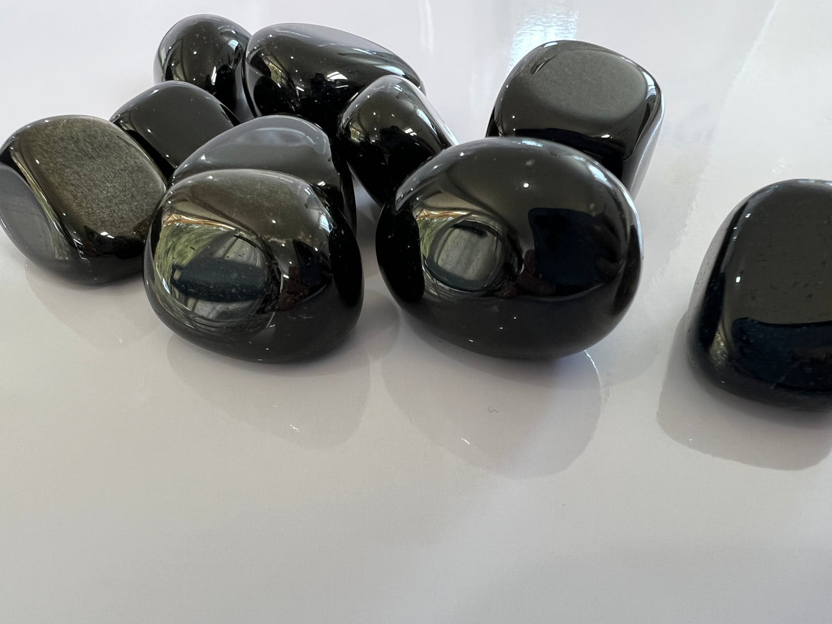 Gold Sheen Obsidian Tumble – Earth Elements NZ